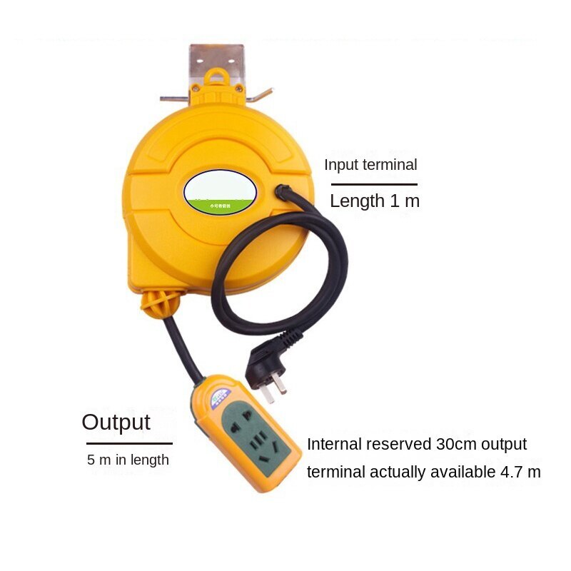 New Automatic Retractable Power Cable Reel Wire Power Supply Hose Reel ...