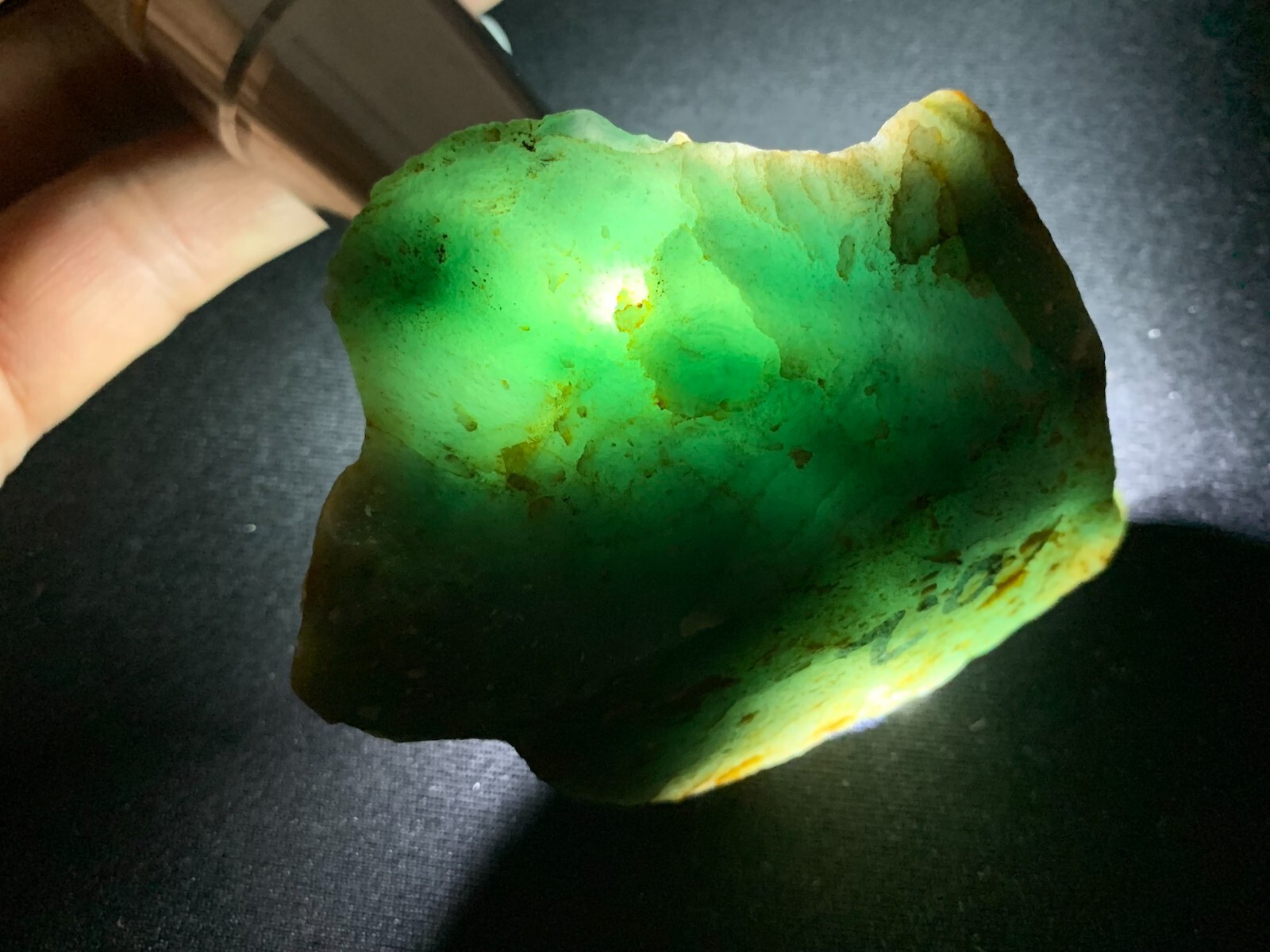 105g Genuine Guatemala Natural Jade Jadeite Rough Raw Slabs Cabbing ...
