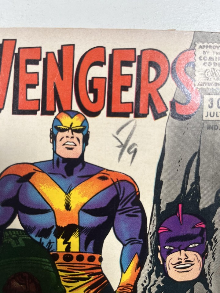 Vintage Marvel Avengers #30 Comic 12¢ July 1966 Silver Age Goliath ...