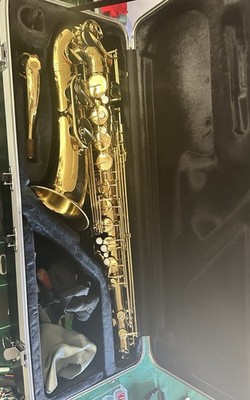 JUPITER Tenor Saxophone Gold Brass Lacquered Eb with Case Mouthpiece ...
