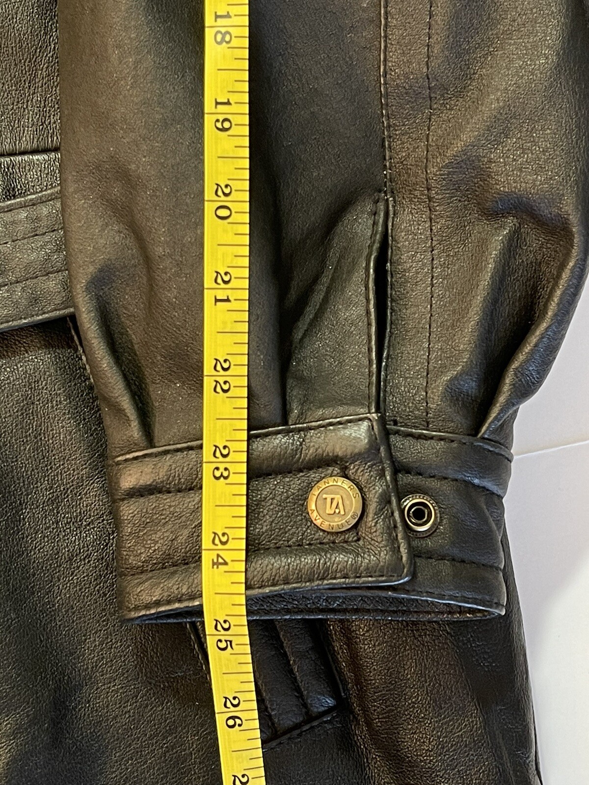 Vintage Tanner Avenue Mens 90s Lined Leather Flight B… - Gem