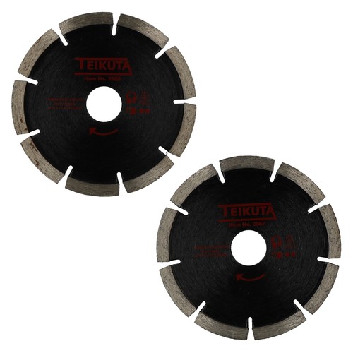 2 PC 115mm Diamond Mortar Raking Disc Set 5.25 & 8mm Cutting Thickness ...