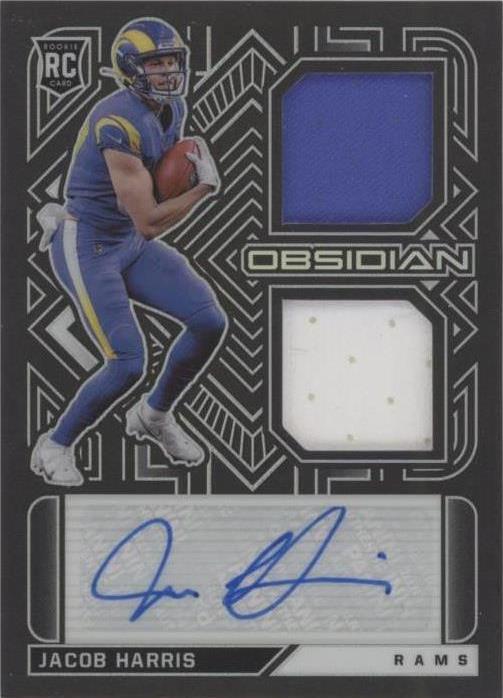 2021 Panini Obsidian - Rookie Jersey Ink Jacob Harris #RJI-JH /150 (AU ...