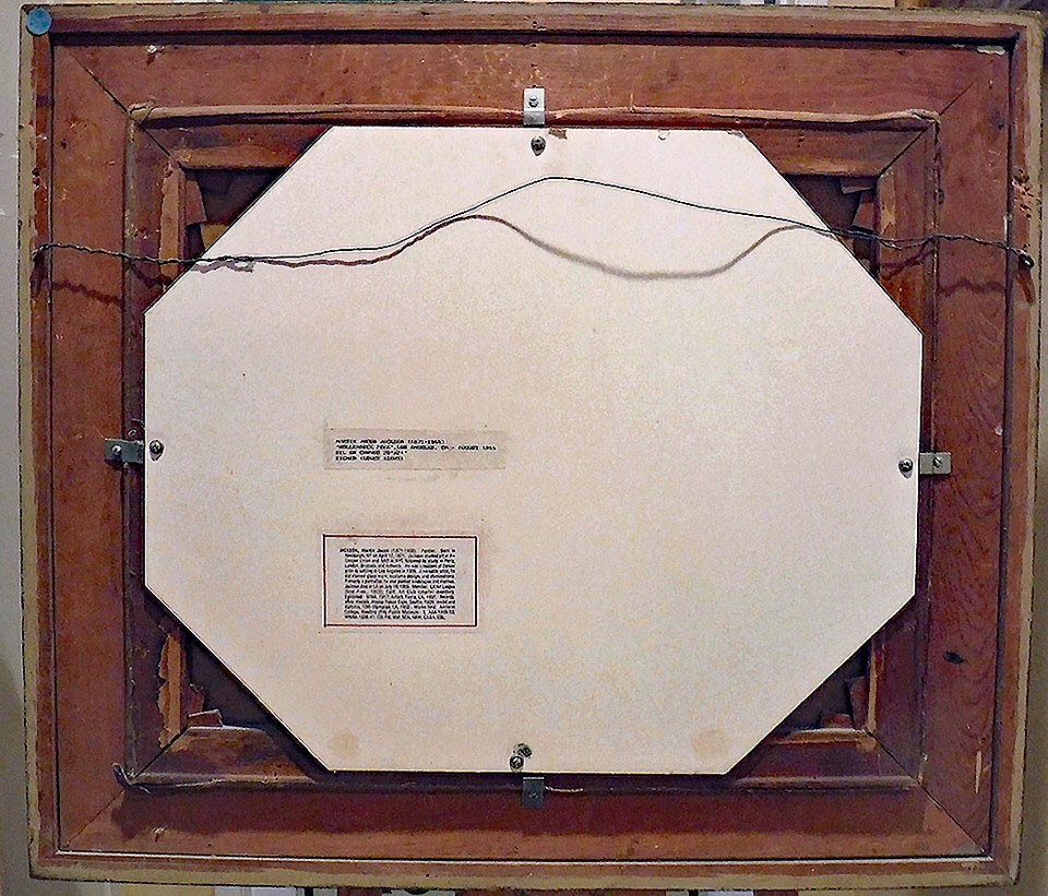 Martin J. Jackson Painting Hollenbeck Park Los Angels Newcomb Macklin ...