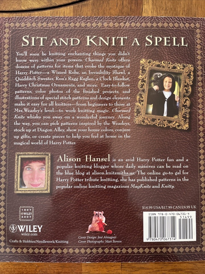Charmed Knits : Projects for Fans of Harry Potter by Alison Hansel ...