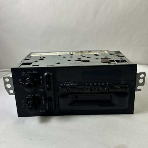 Delco Electronics AM FM Cassette Radio Model 16195161 OEM For 97-02 GM ...