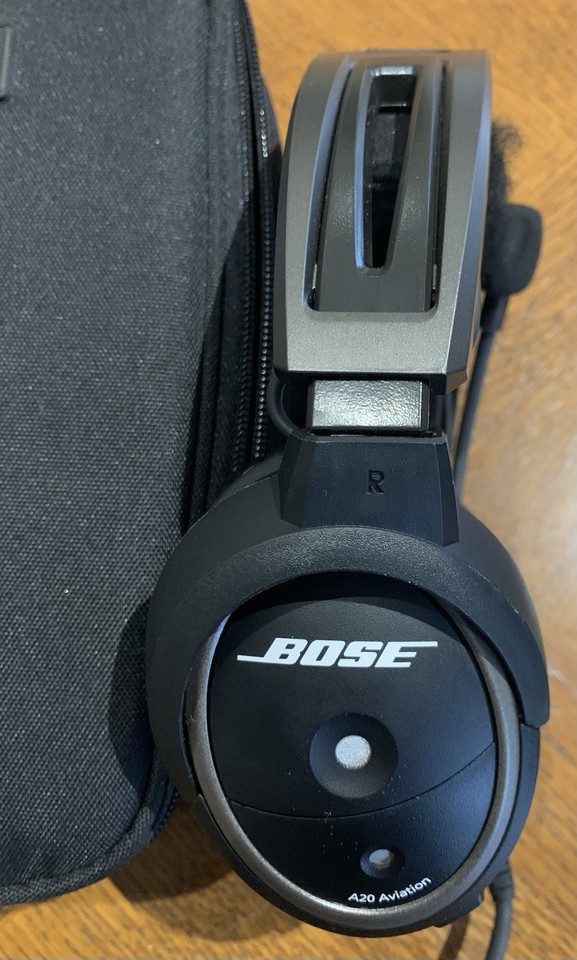 Bose A20 Aviation Headset With Bluetooth G/A Dual Plug | eBay UK