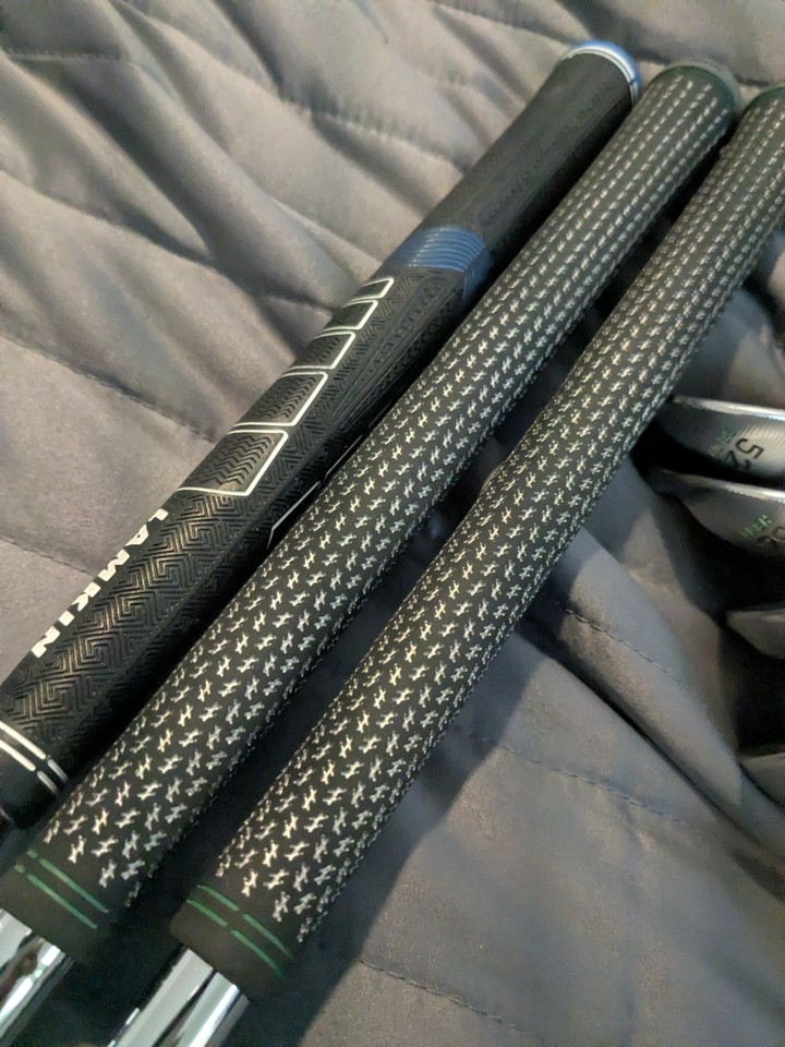 Right TaylorMade Milled Grind 4 raw chrome wedge set.50,54,58.mg4 ...