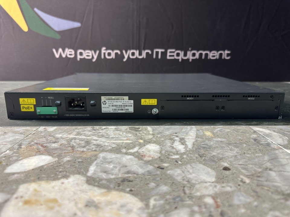 JG237A HP A5120-48G-PoE+ EI Switch with 2 Interface Slots | eBay