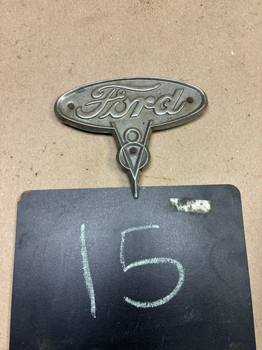 VINTAGE 1932 32 1933 1934 FORD BADGE TRUCK V8 PANEL TRUCK EMBLEM V-8 ...