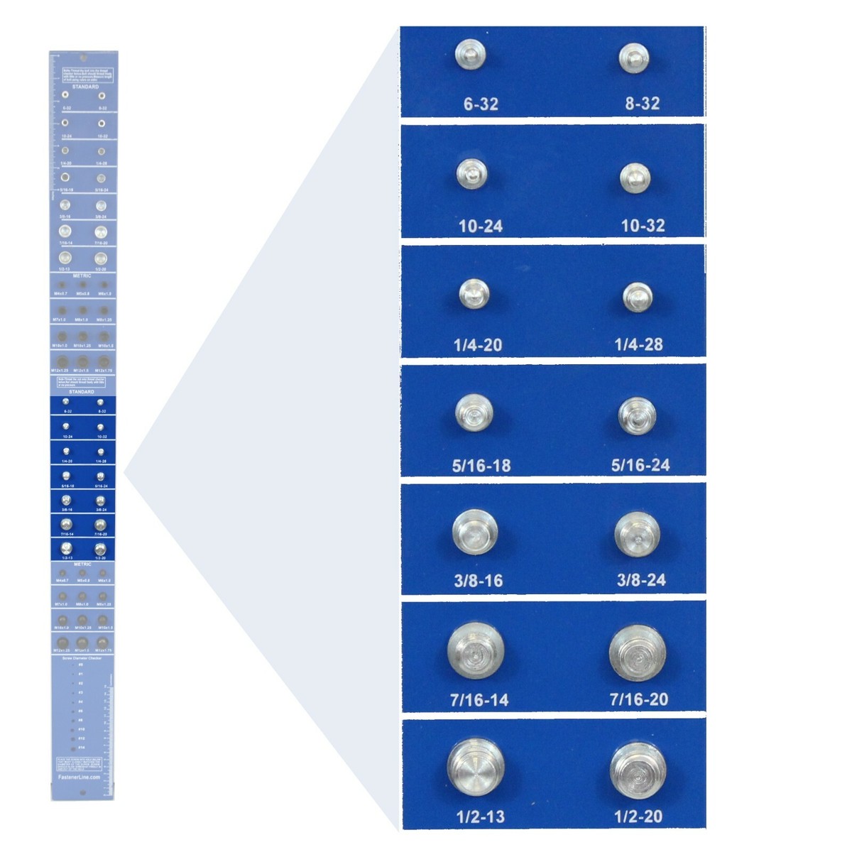 Metric Bolt Gauge Metric Bolt Gauge