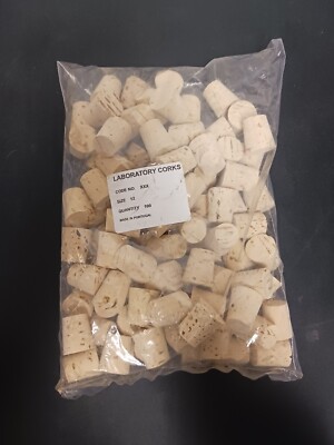LABORATORY CORKS SIZE 12 PACK OF 100 | eBay
