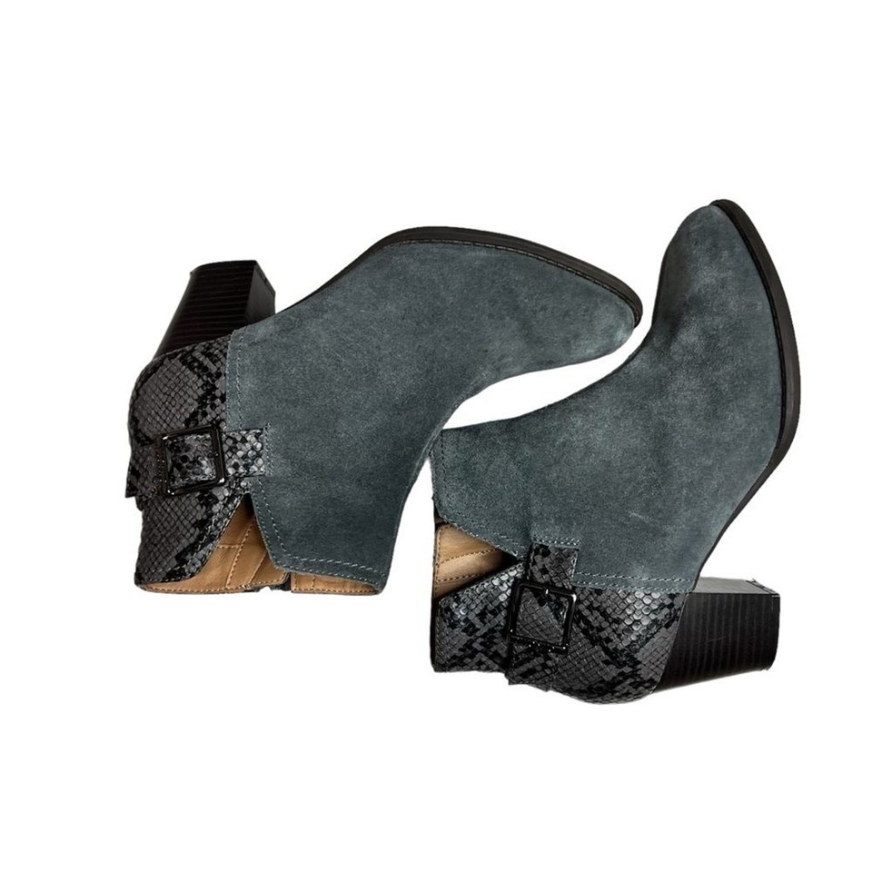 Vionic Naomi Women's Suede Snake-Print Water-Resistant Boots size 8 | eBay