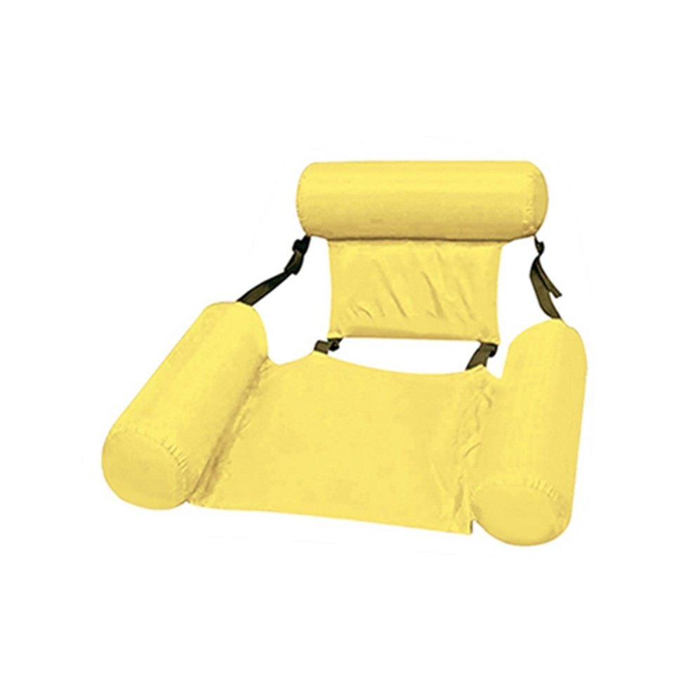 Swimming Pool Foldable Inflatable Seats Water Floating Bed Chair Beach ...