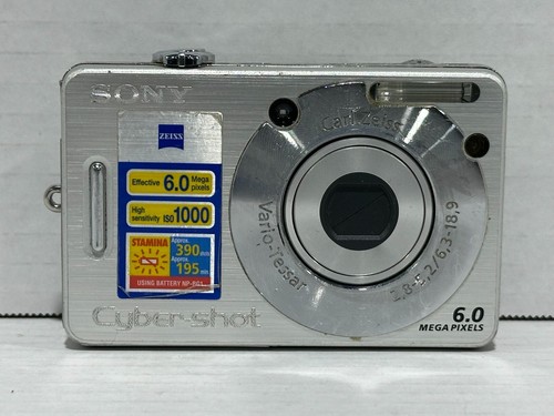 Sony Cyber-Shot DSC-W50 6.0 Mega Pixels 3x Optical Zoom Compact Digital ...
