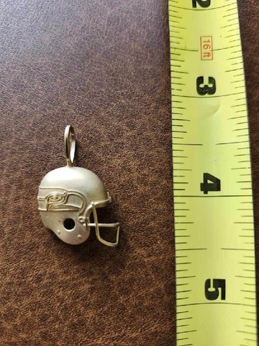 Seattle Seahawk 14K Gold Necklace Charm. Great Condition! | eBay