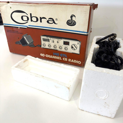 Cobra 140 GTL AM SSB CB Radio (Original Box/Inserts) + Radio for Parts ...