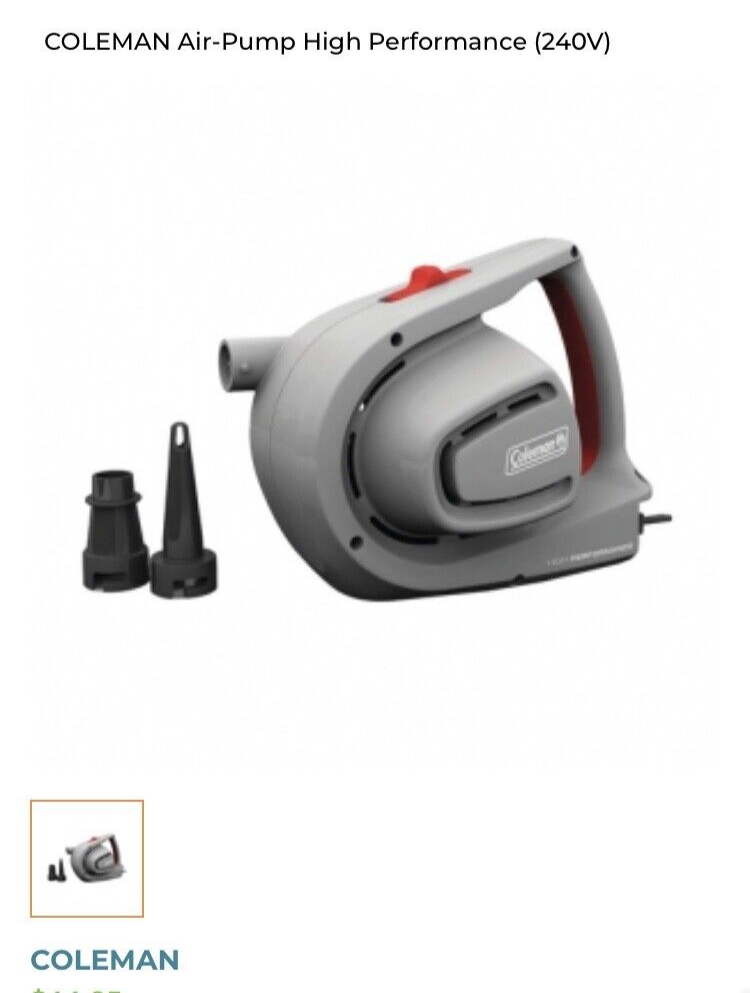 Infate Comleman Pump Fast Coleman 4003929 SSI Coleman 120V