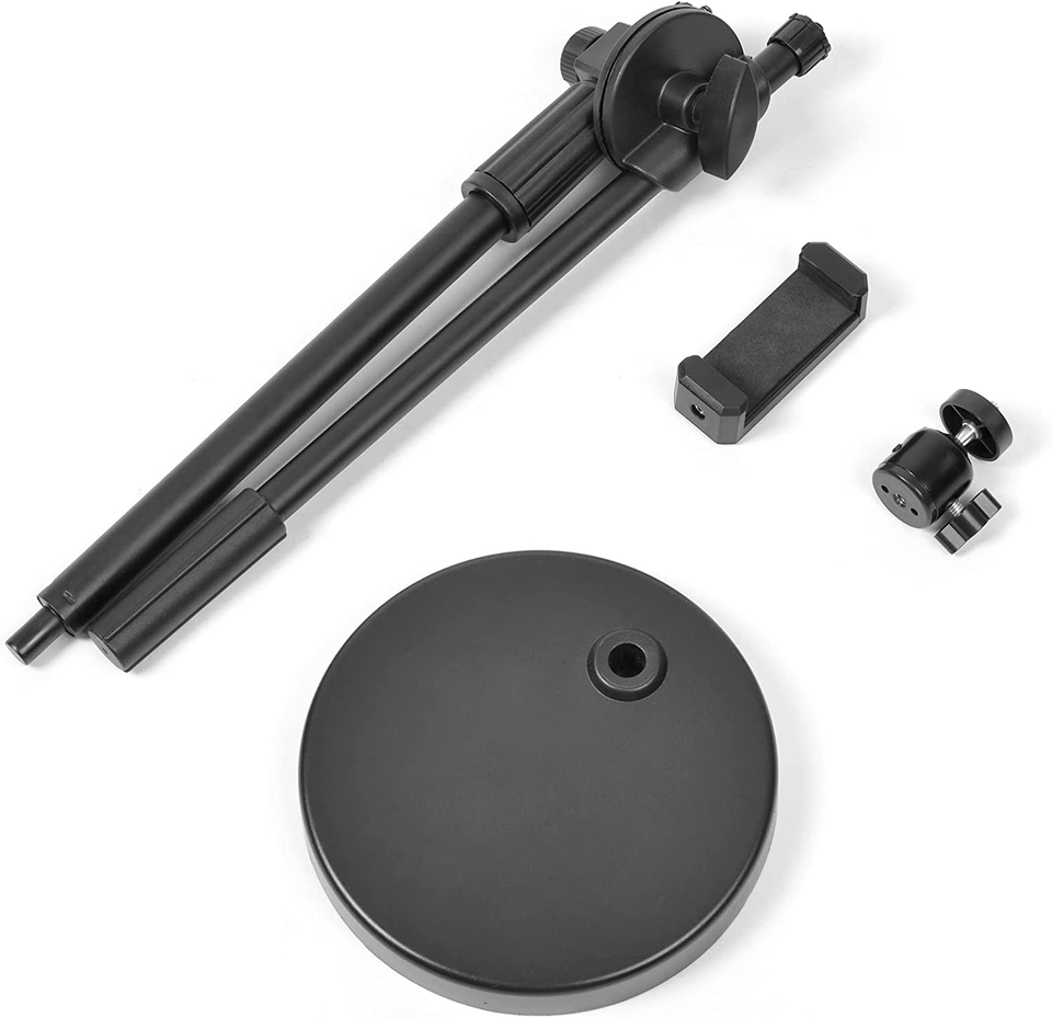 Overhead Phone Mount Live Streaming Phone Desktop Stand,Adjustable ...