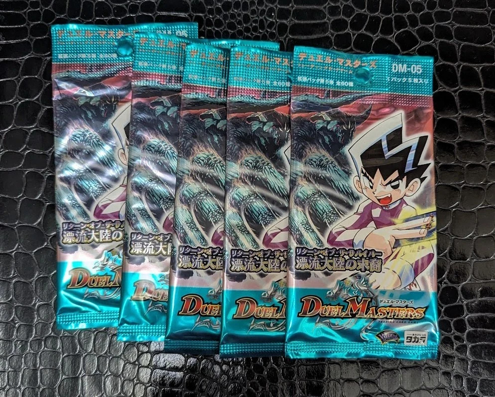 5X Dual Masters TCG Return of the Survivor Booster Sealed Packs DM-05 ...