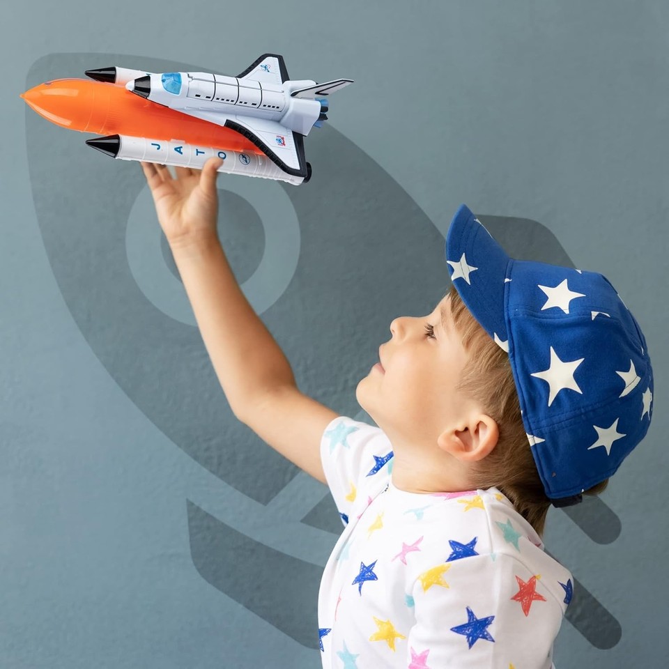 Space Shuttle Toys, Interactive Toy Rocket Ship, 14 Pcs Space Shuttle ...