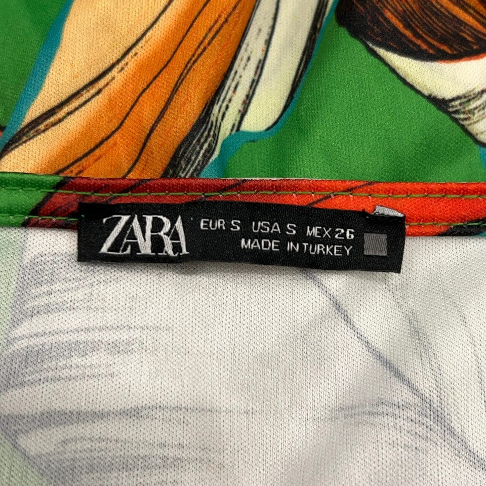 Zara, Tank­top, Größe: S, Grün/Mehrfarbig, Polyester, Damen #Ot3 | eBay.de