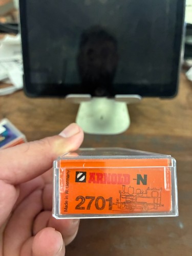 [T-N] Arnold 2701 N Scale Steam Locomotive Arnold Vintage 24kt Gold ...