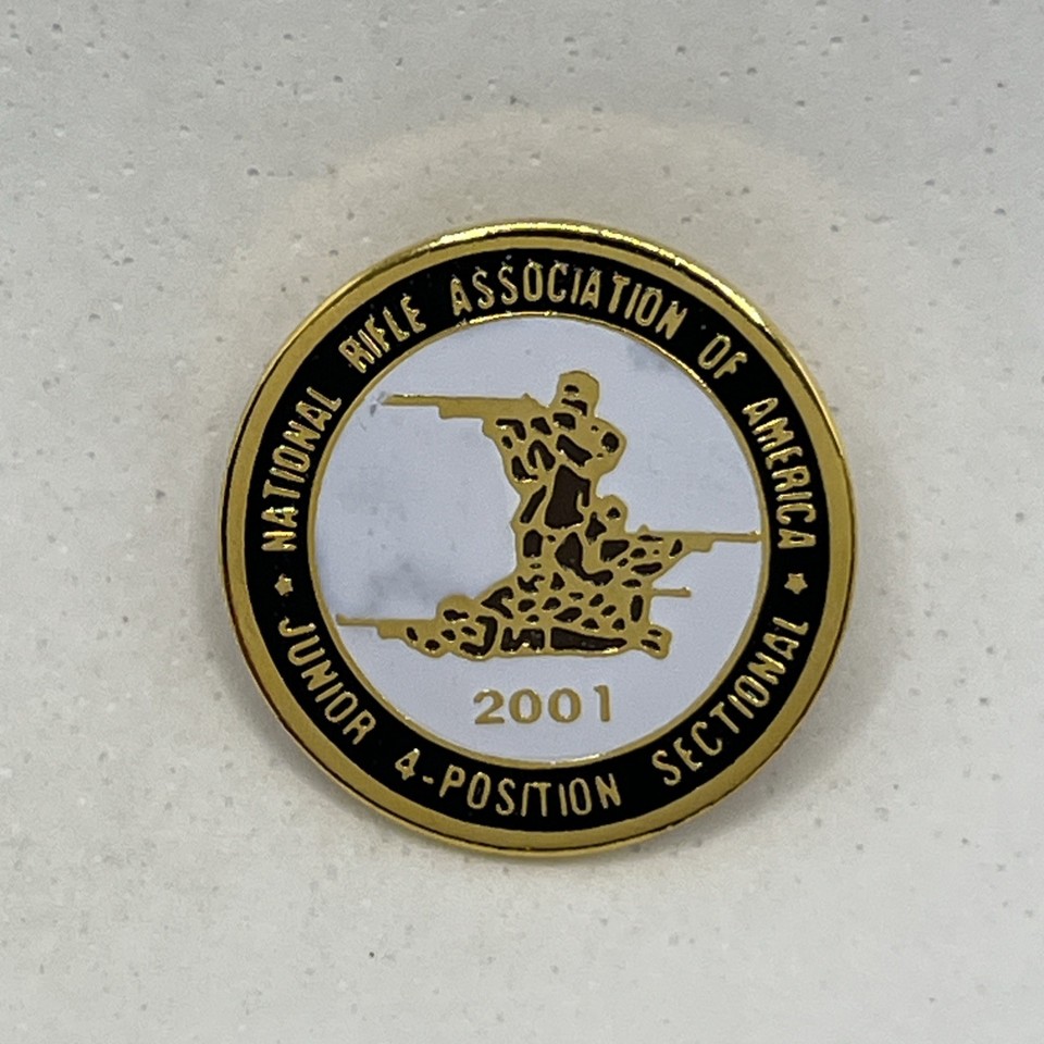 NRA National Rifle Association 2001 Junior 4-Position Sectional Enamel ...