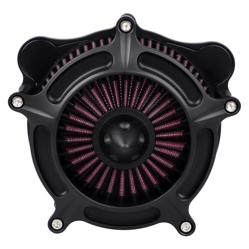 Black Air Cleaner Red Intake Filter For Harley Ultra Limited Street ...