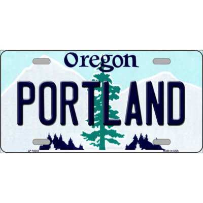 Portland Oregon Metal Novelty License Plate Tag LP-10343 | eBay