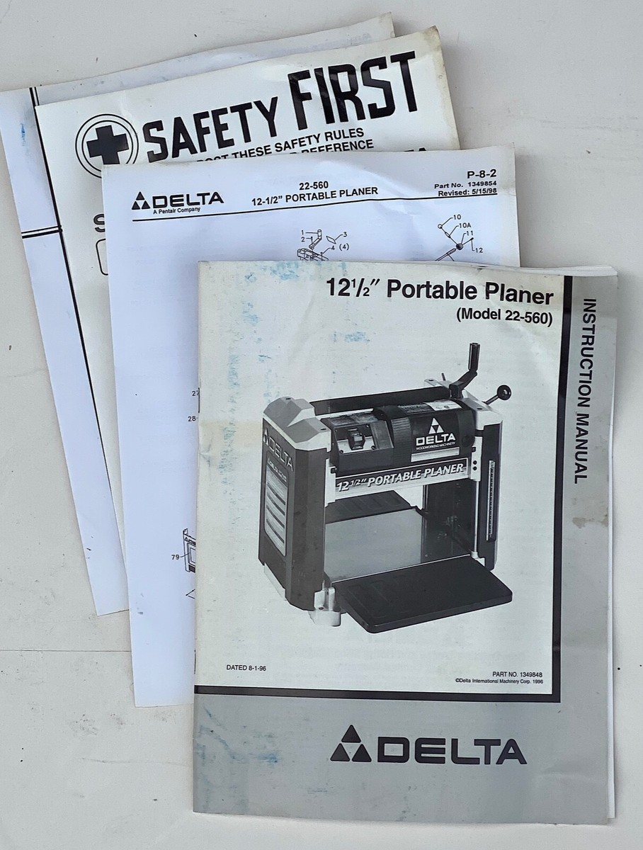 Delta 22560 Portable Planer 25377 Changing The Blades On A 22 560C