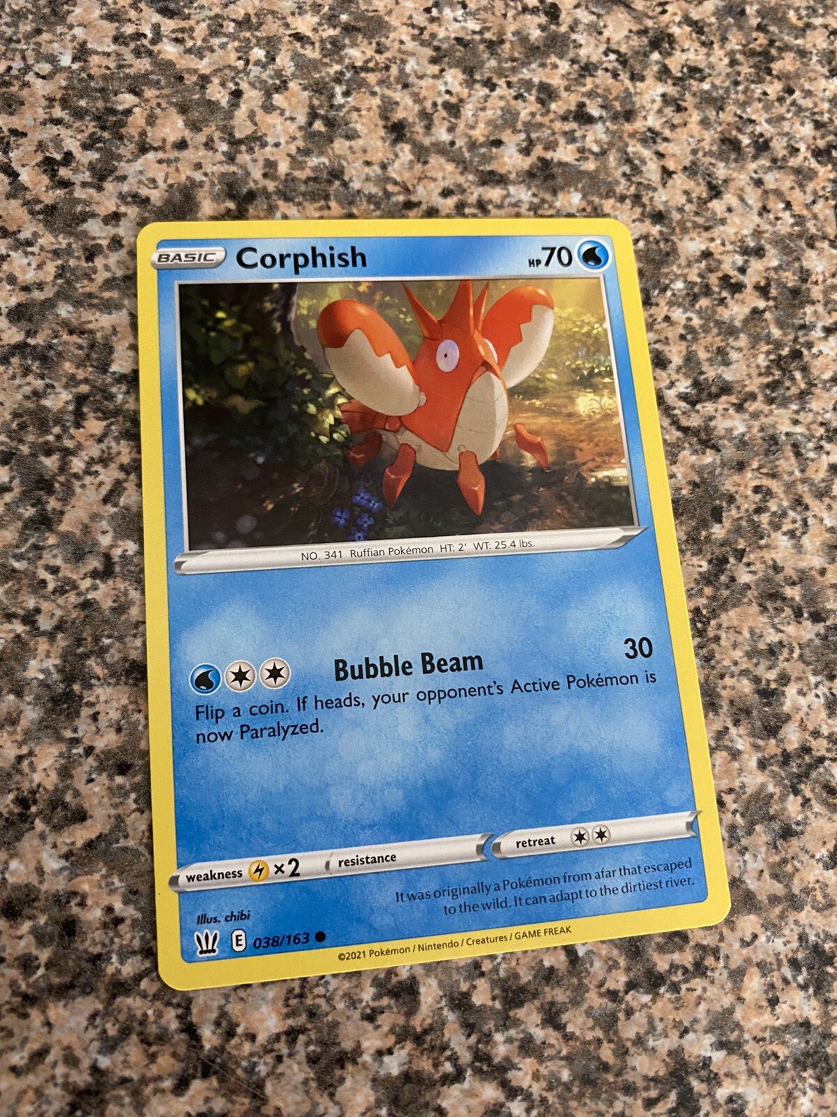 Corphish 038/163 Common | SWSH: Battle Styles | Pokemon Card | eBay