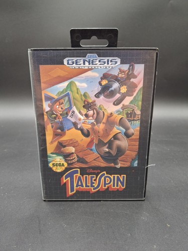 Disney's TaleSpin (Sega Genesis Video Game, 1992) Complete in Box With ...