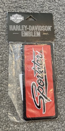 Harley Davidson Sportster embroidered biker 4 inch patch | eBay