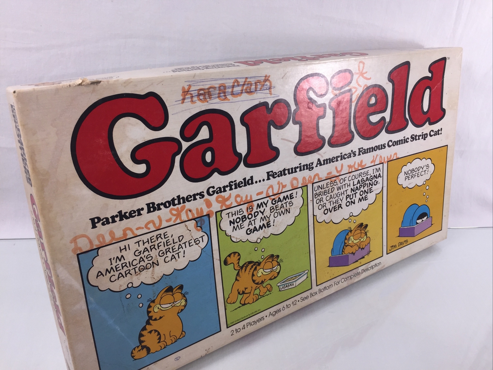 Garfield Board Game Vintage 1978 | eBay