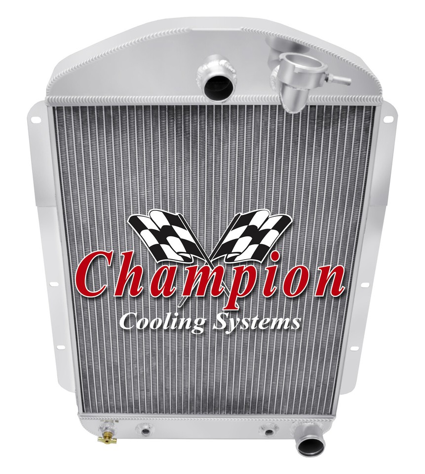 ER Champion 3 Row Radiator Chevy Config-1937 Chevrolet Master Car V8 ...