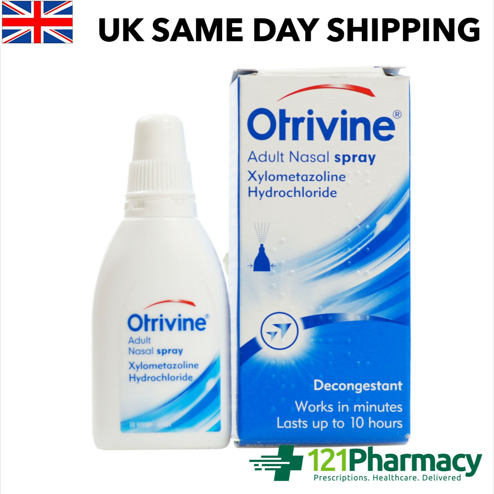 Otrivine Decongestant Nasal Spray - 10ml | eBay