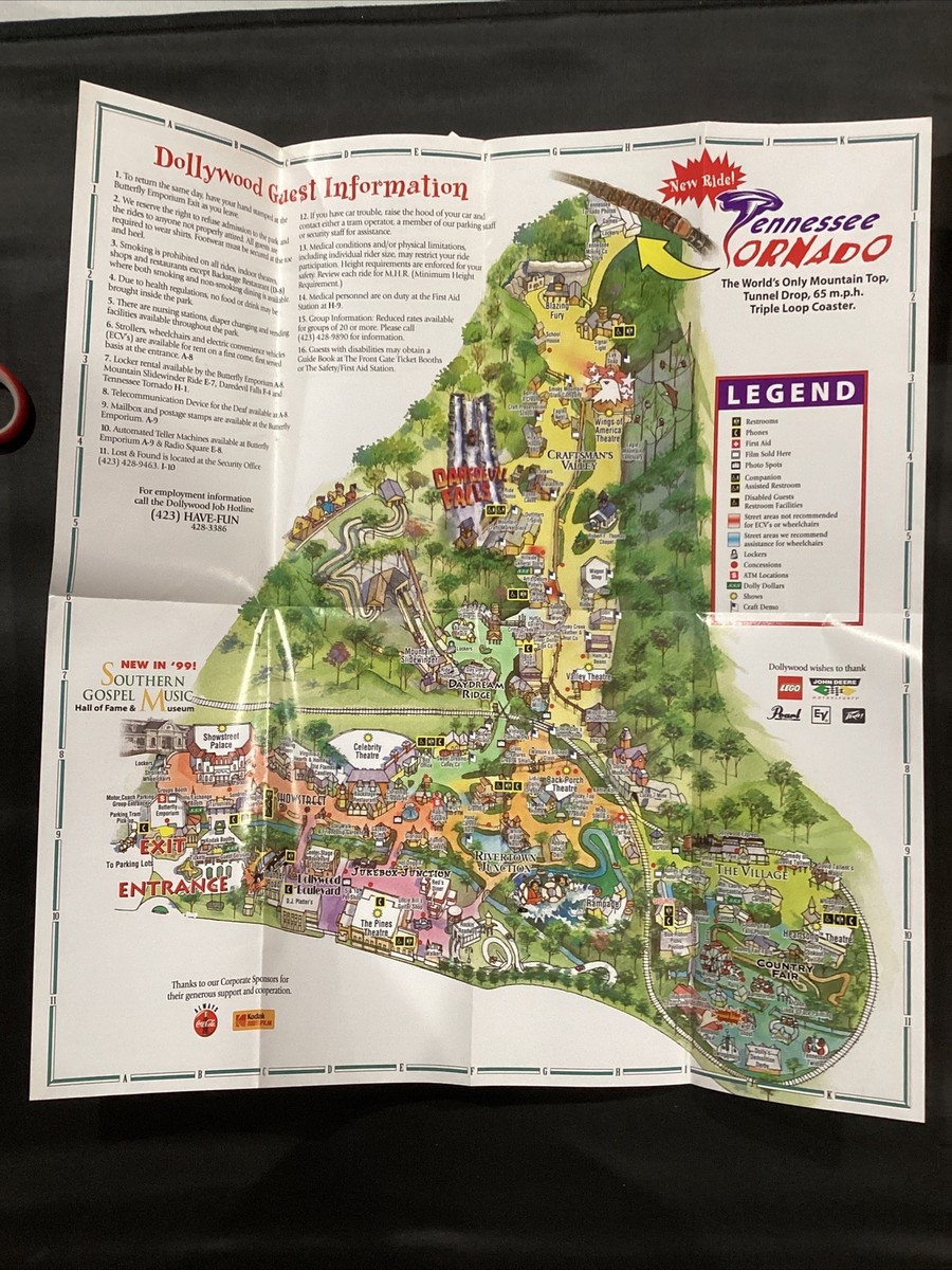 Dollywood Theme Park Map Dollywood Ranks In Top 10 Amusement Parks In