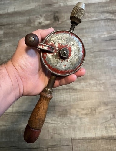 antique hand crank drill | eBay