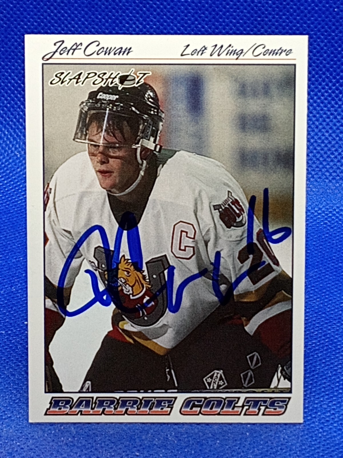 AUTOGRAPH AUTO Jeff Cowan 1996 Slapshot Images #23 | eBay