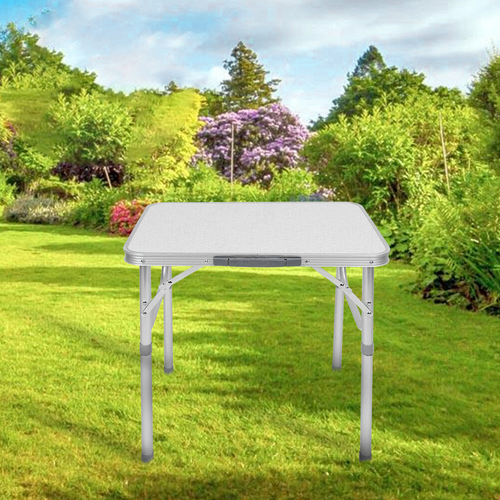 Weisshorn CAMP-T-MDF-60 Foldable Camping Table 60 x 45cm - White for ...