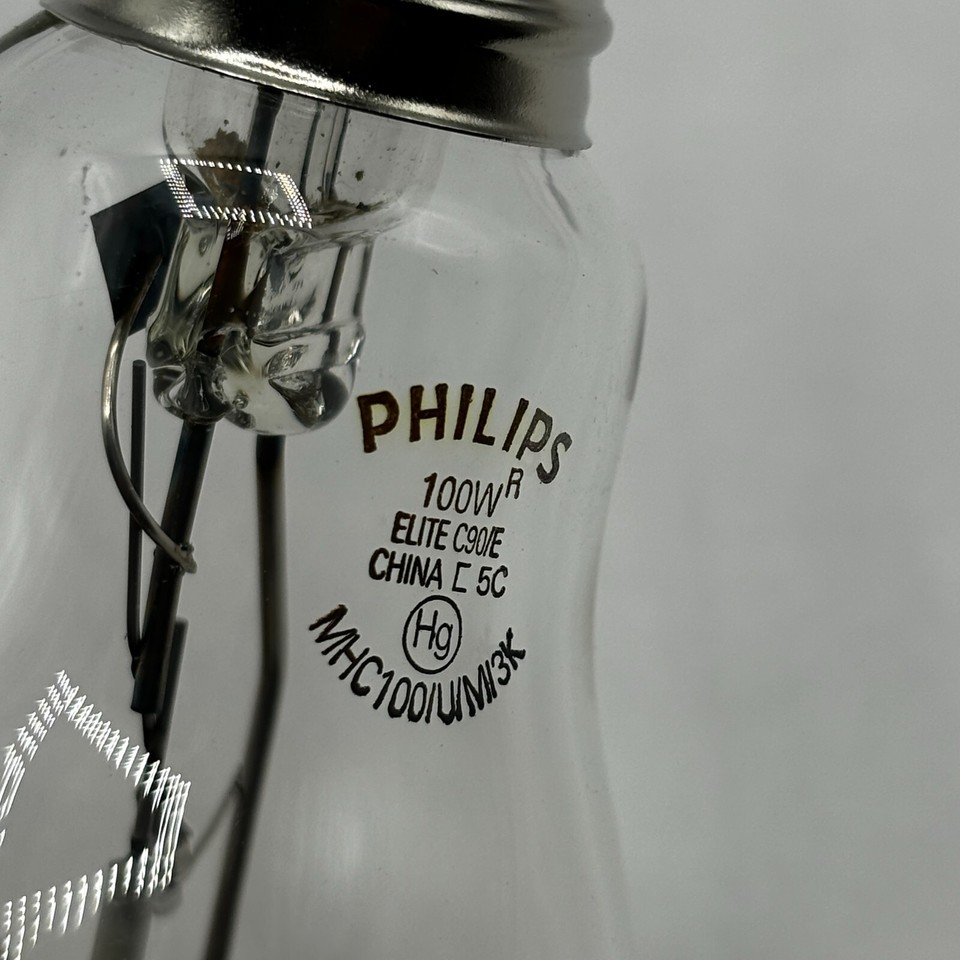 PHILIPS MHC100/U/M/3K CERAMIC METAL HALIDE 100W LIGHT BULB LAMP ED17🔔 ...