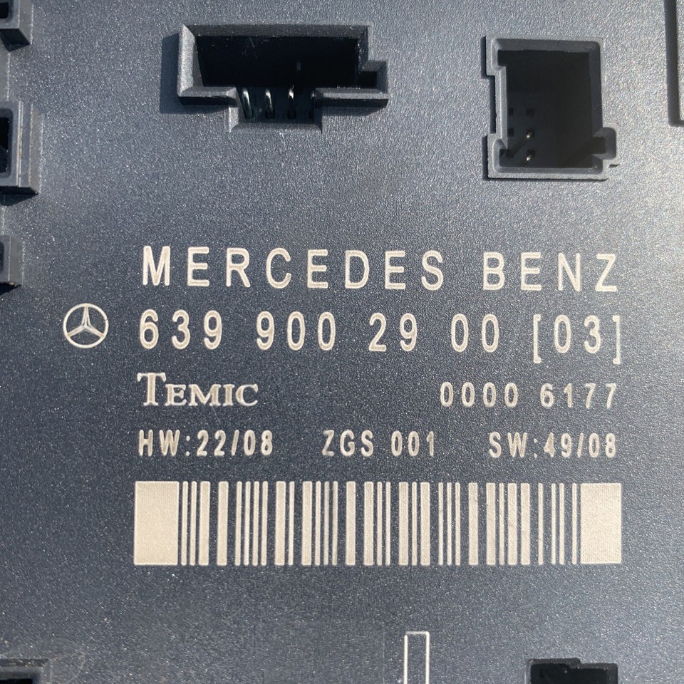 MERCEDES BENZ W639 VITO 2010 FRONT DOOR CONTROL MODULE LEFT A6399002900 ...
