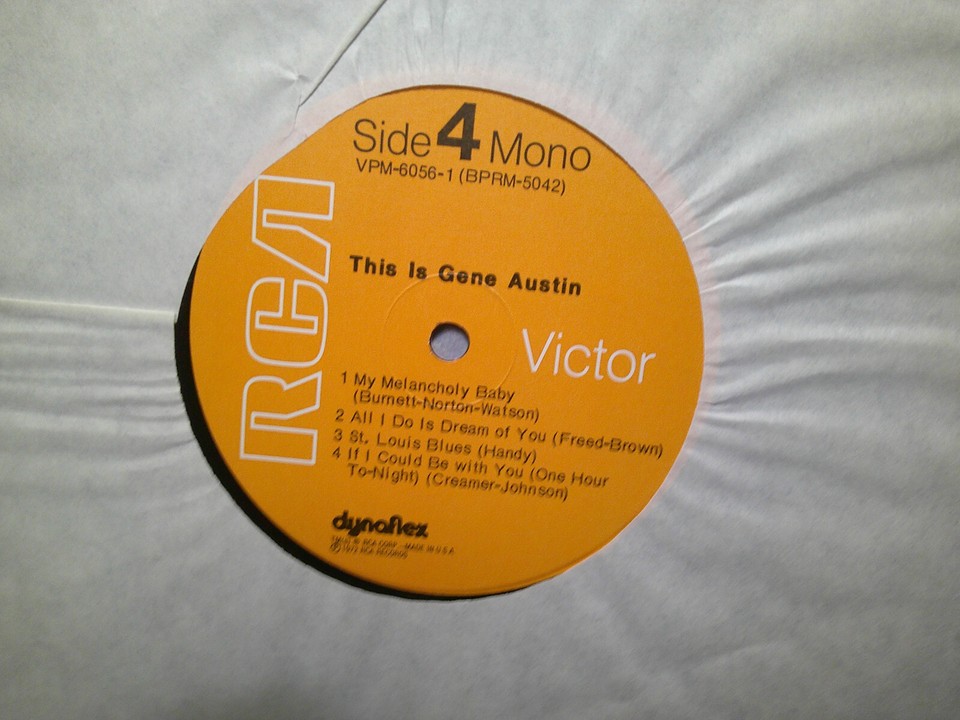 RCA 2 LP RECORD MONO/GENE AUSTIN/THIS IS/ EX/EX+ JAZZ | eBay