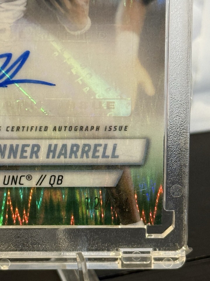 2024 Bowman University Chrome- Black Gold Stealth Connor Harrell AUTO ...