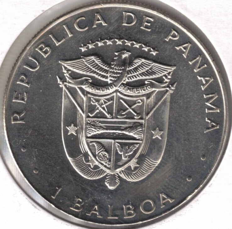 1983 Panama Brilliant Uncirculated One Balboa Coin! | eBay