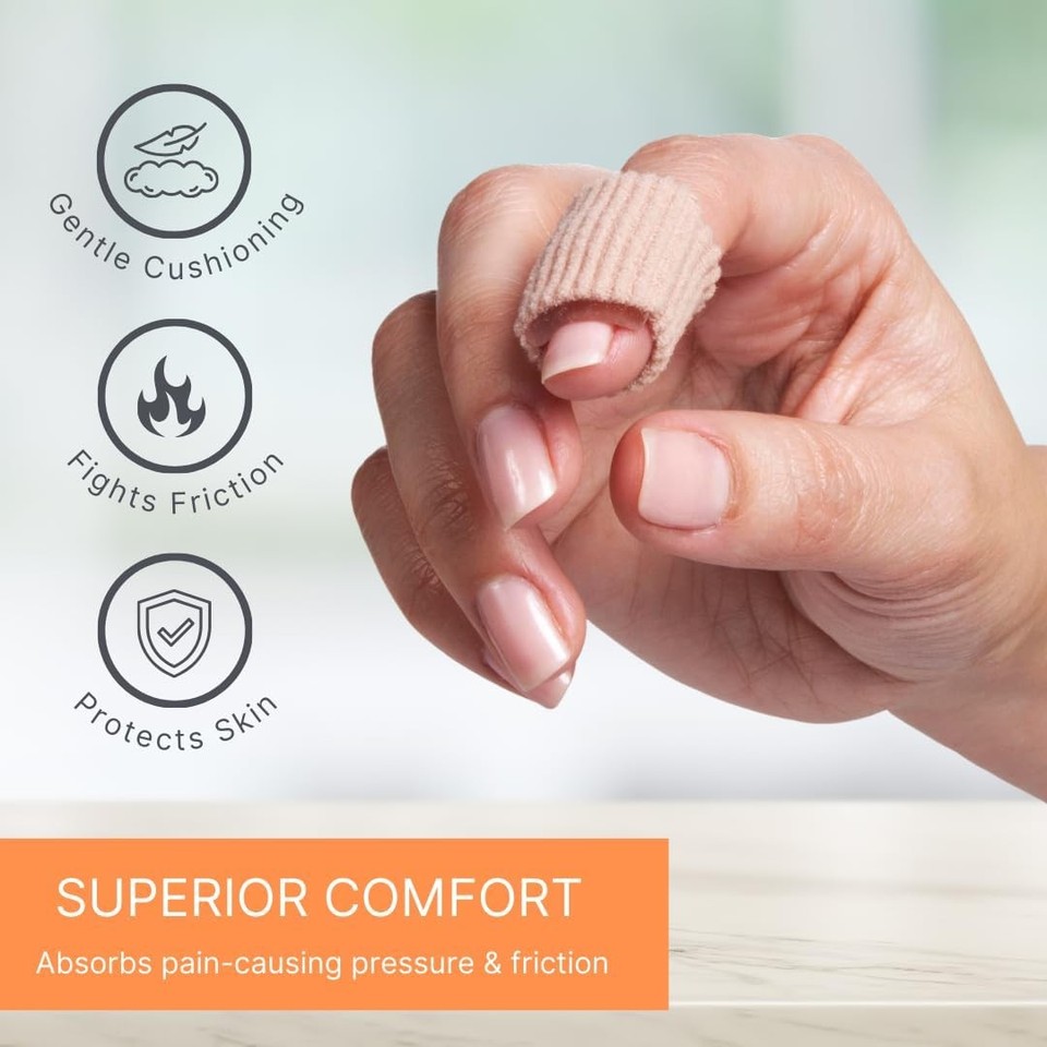 NatraCure Gel Toe Protectors - 12 Pack for Ingrown Toenails, Corns ...