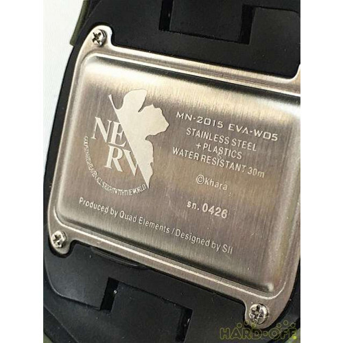 SEIKO Evangelion New Theatrical Edition Original Design Watch EVA-W05 ...