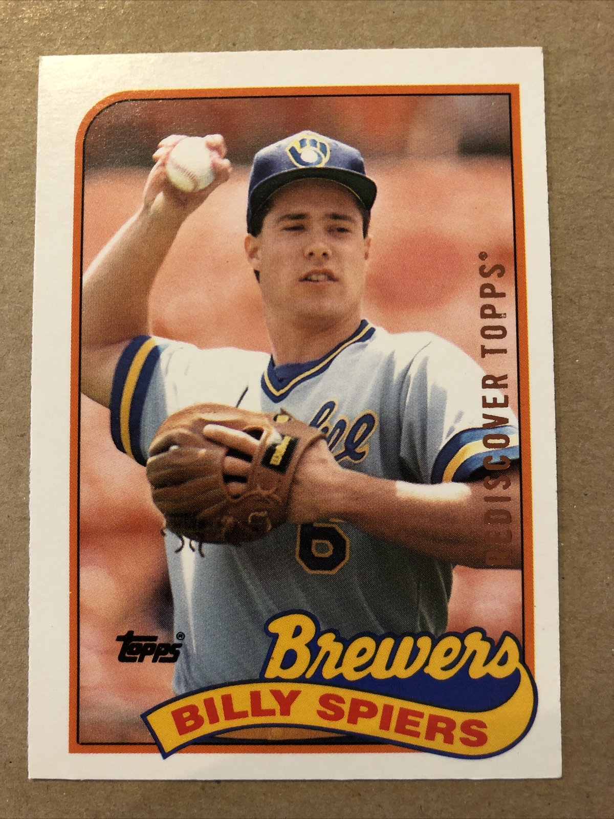 2017 Topps Rediscover Topps 1989 #115T Bill Spiers Baseball Card | eBay