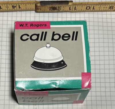 W.T. Rogers Call Bell Excellent Condition w/Original Box | eBay